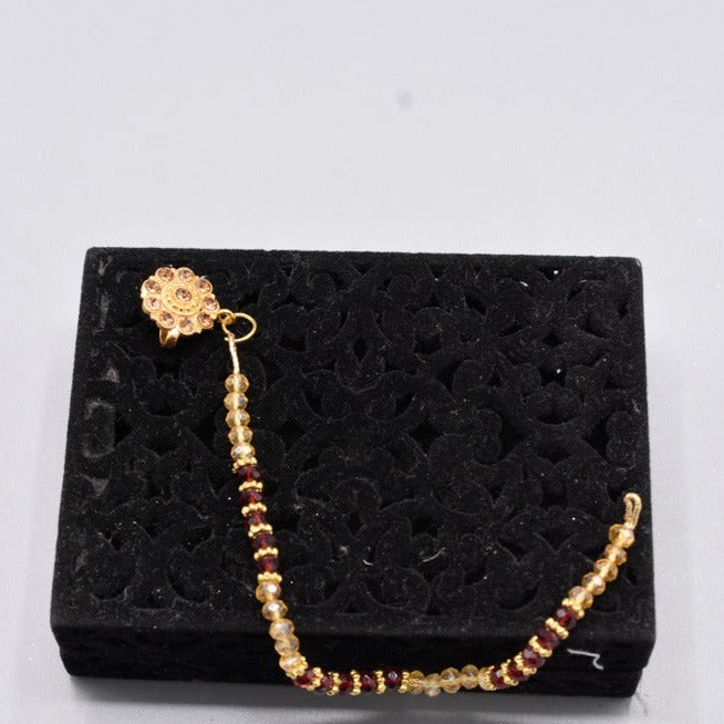 Nose Ring Chain Set Traditional without nose percing nes design – Loto.pk
