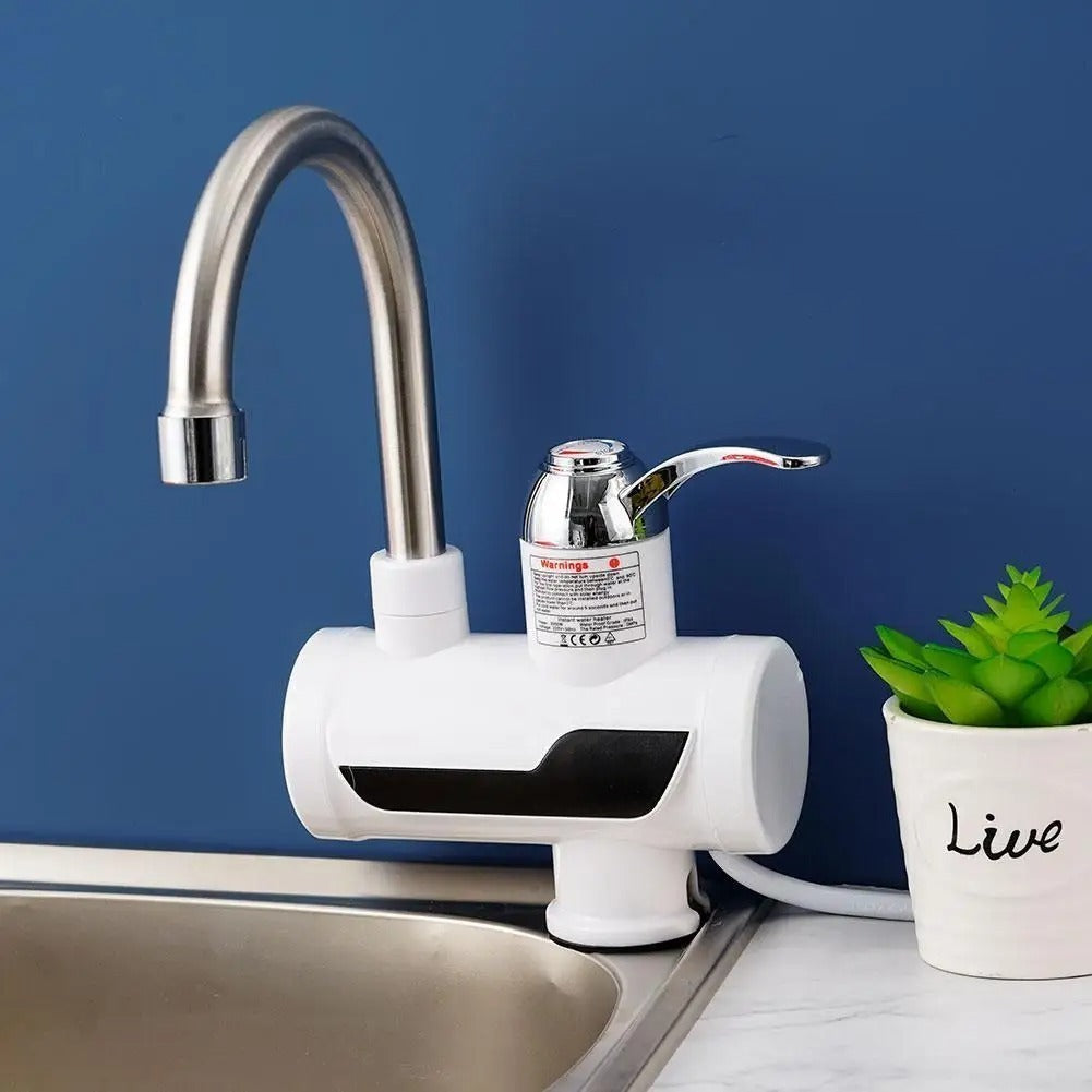 Electric Kitchen Instant Water Heater Tap – Instant Hot Water Faucet ...