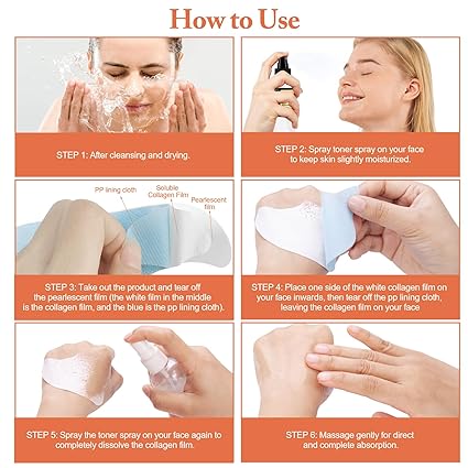 Collagen dissolving Mask for Korean glass skin | collagen filler colla ...