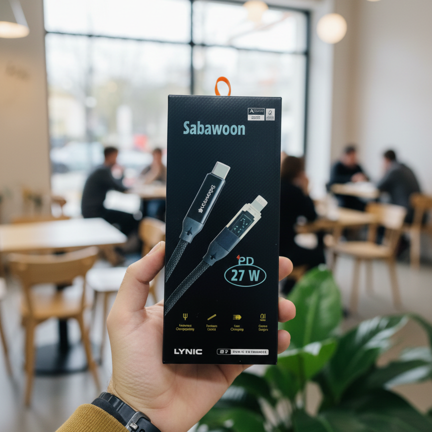 Sabawoon S125 Type?C to iPhone Cable | 100% Original | Digital Display ...