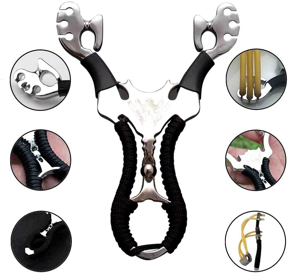 The Ultimate Slingshot Lot Imported Full Stainless Steel Body Laser Sl ...
