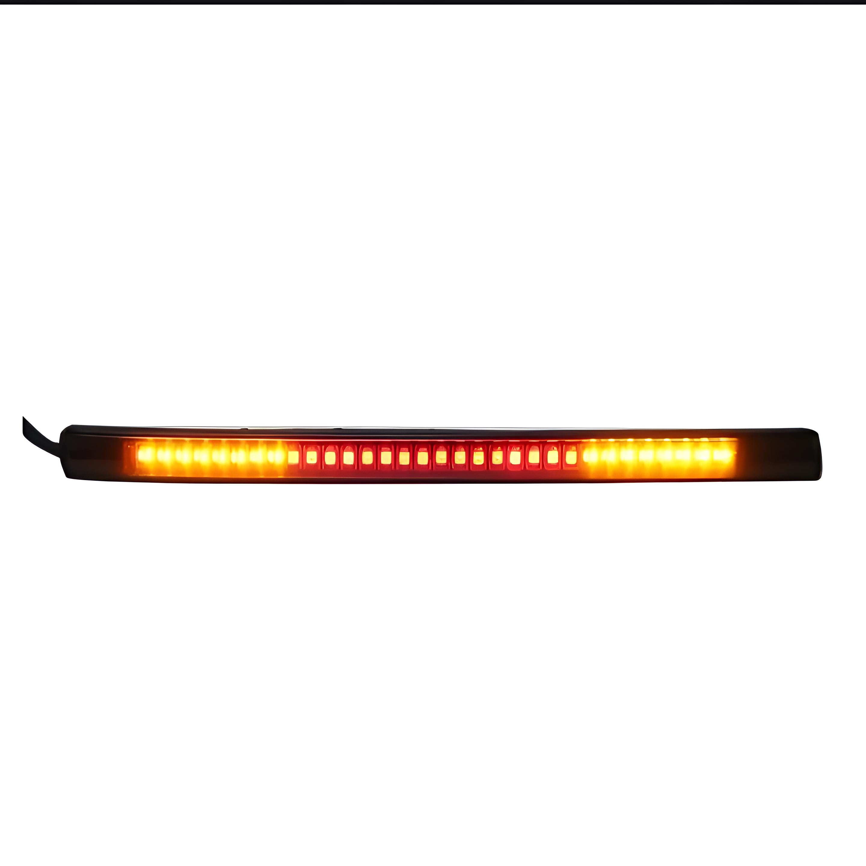 48 led back light strip with led indicators for cafe racer bikes and a ...