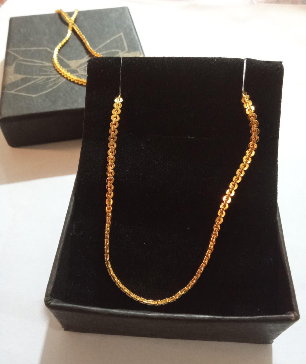 Imported Rope Shaped Italian golden Chain – Loto.pk