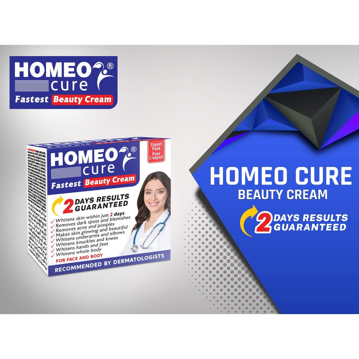Homeo Cure Beauty Cream Highly Concentrated Fastest 2 Days Results Gua ...