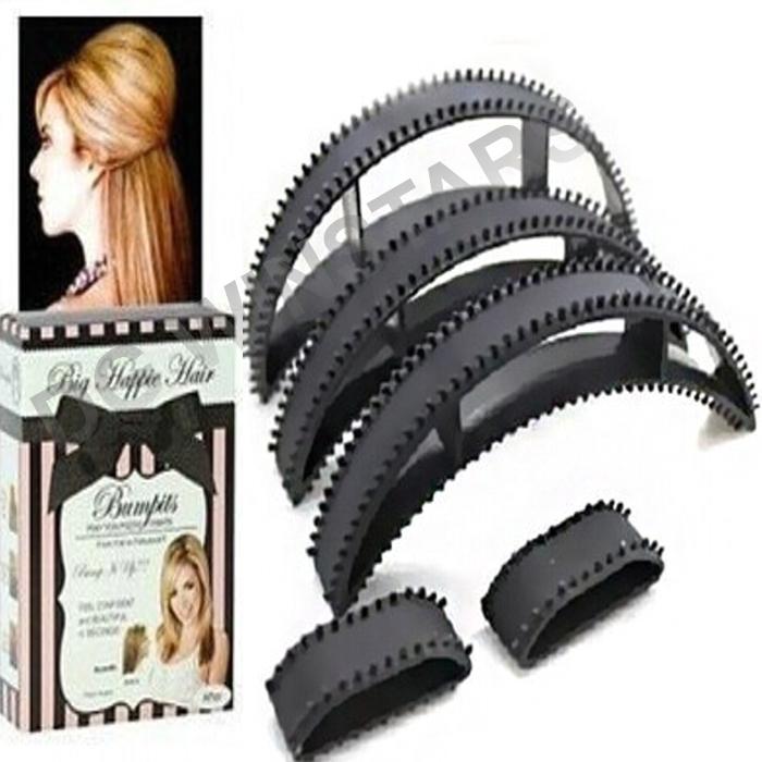 2 SETS OF 5 Pcs Bumpits Big Happie Hair Volumizing Inserts Hair Pump S ...